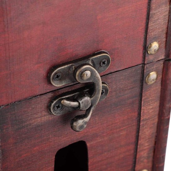 Holle display wijnkist voor enkele rode wijn - draagbare houten ...