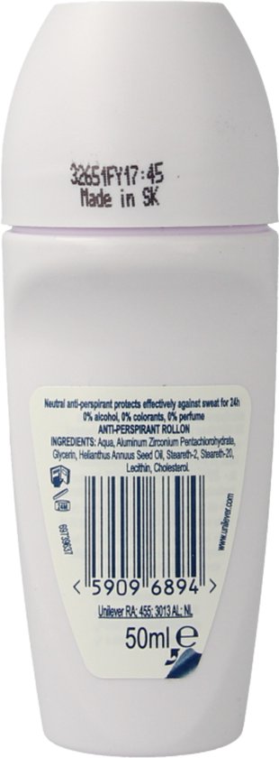 Neutral - Deodorant - Roller - Sensitive Skin - 50ml | bol