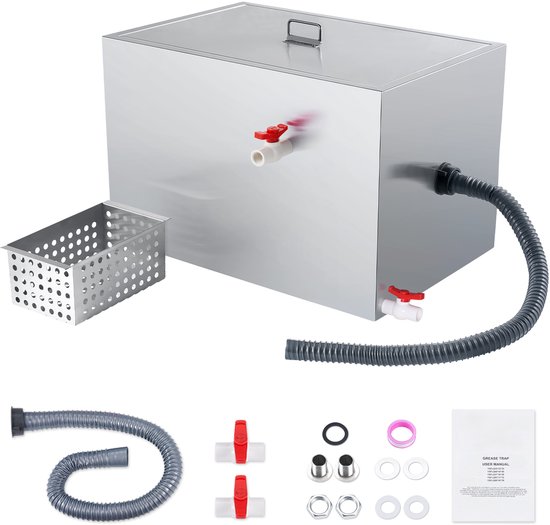 CommerciëLe Vetafscheider van , 18kg, Zij-Inlaat Afscheider, Roestvrij ...