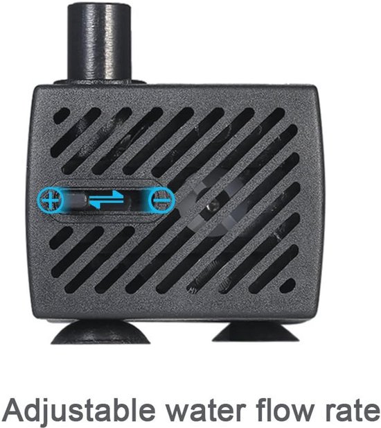 Mini-waterpomp 180 l/u, Dompelpomp voor Aquarium en Tuin | bol