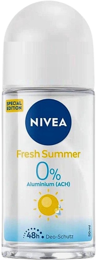 Nivea - Deo Roll-On - Fresh Summer - Special Edition - 50 ml - Voordeelverpakking - 12... | bol