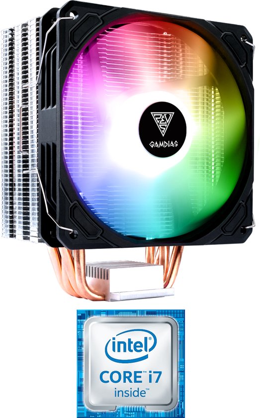 Intel Core i7 12700KF CPU met aRGB Tower Cooler / Koeler - GAMDIAS ...