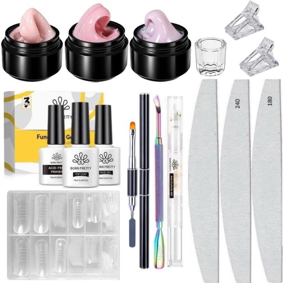 Born Pretty - Builder gel - Set - Buildergel - Builder gel nagels ...