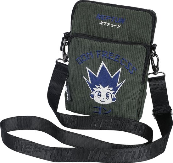 Hunter x Hunter Gon Schoudertas groen Katoen Unisex - Anime, Fan merch ...