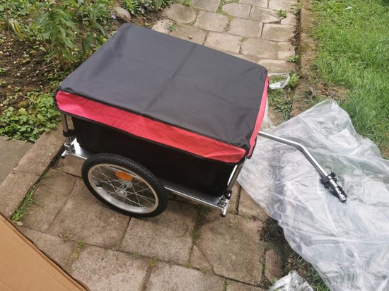 CLGP® Fietskar Bagage - Fietsaanhanger - Aanhangwagen Fiets - 65KG | bol