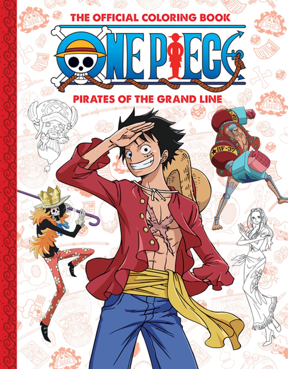 One Piece: Official Crew Coloring Collection: Pirates of the Grand Line ...