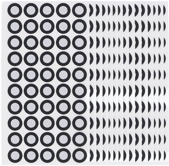15 Vel X 50 Stuks 3D Reflectie Markering Dot Sticker 6mm Diffuse ...