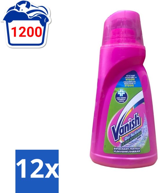 Vanish Oxi Action Extra Hygiëne - Vlekkenverwijderaar Gel - Gekleurde ...