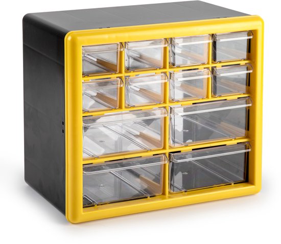 Plasticforte Sorteerbakjes spijkers/schroeven - 12x lades - 26 x 16 x ...