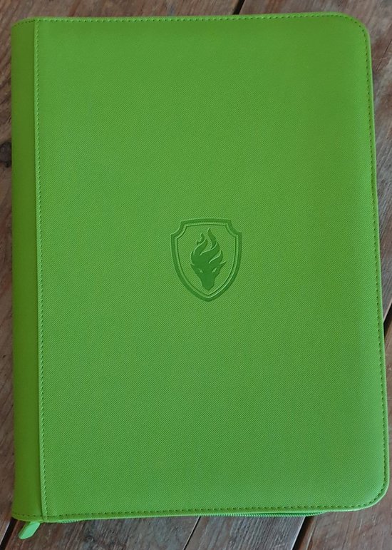 GopherIT Groene Premium Luxe Verzamelkaarten map afsluitbaar met rits ...