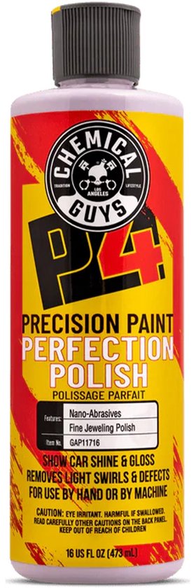 Chemical Guys P4 Precision Paint Perfection Polish 473ml | bol