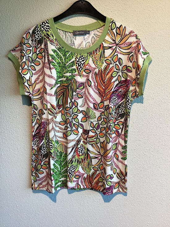 T-shirt fancy rib AOP | bol