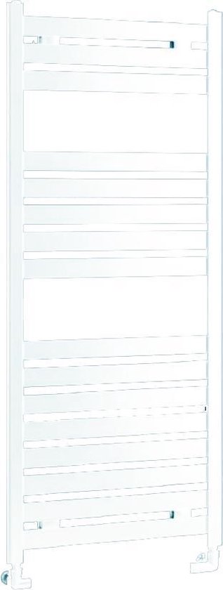 Handdoek radiator multirail staal wit 120x40cm 552 watt - Eastbrook ...
