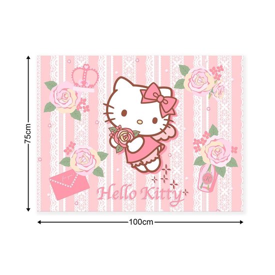 Hello Kitty Canvas Print 100cm x 75cm | bol.com