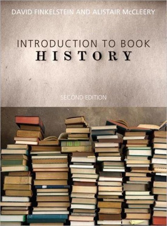 Intro To Book History | 9780415688062 | Alistair Mccleery | Boeken | bol