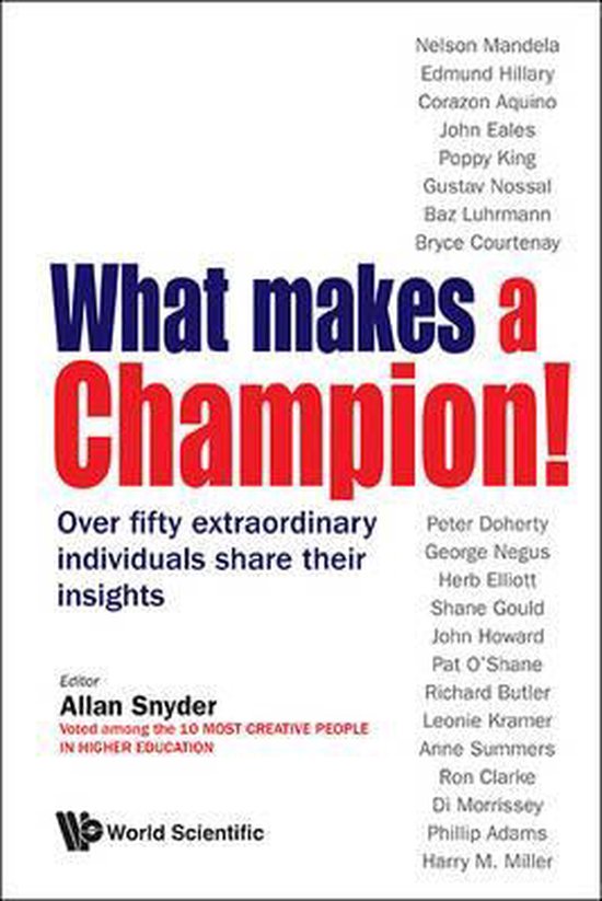 What Makes A Champion | 9789814612845 | Snyder Allan | Boeken | bol