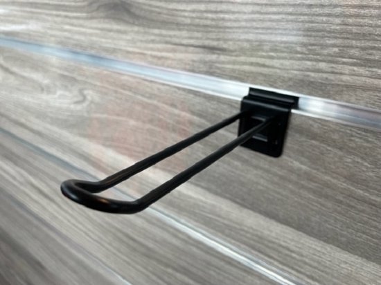 50 Stuks! Slatwall / Lamellenwand Dubbele Euro Blisterhaak 5 centimeter ...