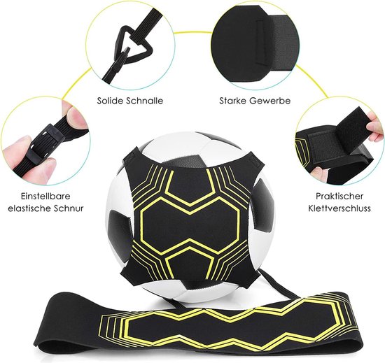 Voetbaltraining, solo, voetbal, kick trainer met koord, voetbaltrainer ...