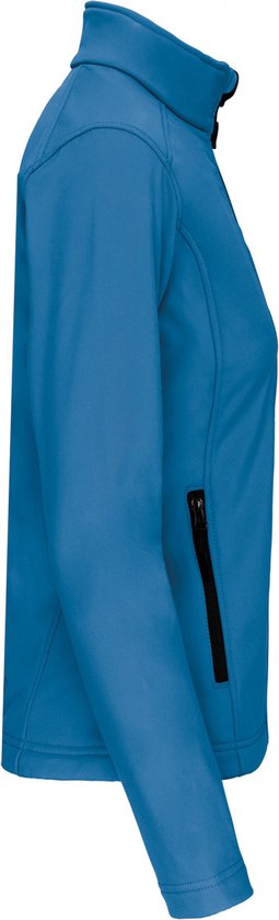 Kariban Dames softshell jas K400 - Aqua Blue - 4XL | bol