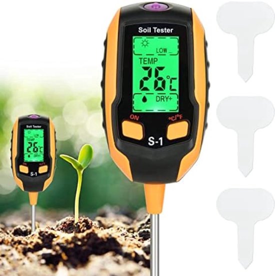 Watermeter voor Kamerplanten - Vochtmeter Planten - Vochtigheidsmeter ...