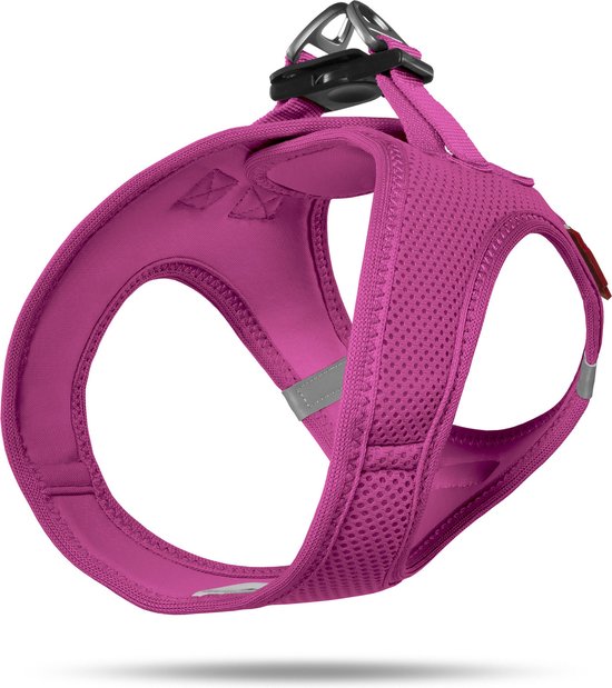 Curli Clasp Vest Harness Clasp Air-Mesh Fuchsia - Hondentuig - 43.4- 49 cm | bol.com