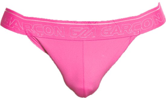Garçon Neon Pink Jockstrap - MAAT L - Heren Ondergoed - Jockstrap voor ...