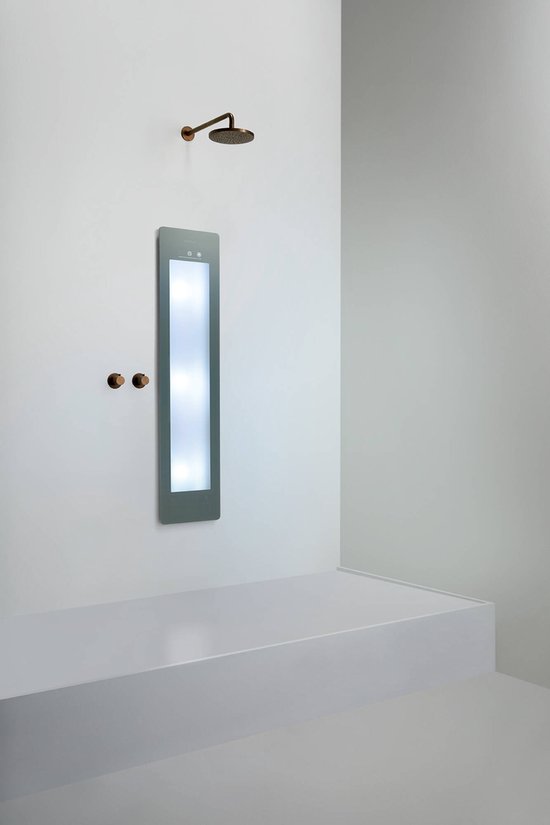 Sunshower Plus M - Inbouw met Infrarood-licht en UV-licht - Organic Grey - bewezen... | bol