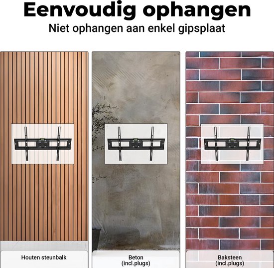 EKEO - TV Beugel - TV Beugels Draaibaar en Kantelbaar - muurbeugel tv ...