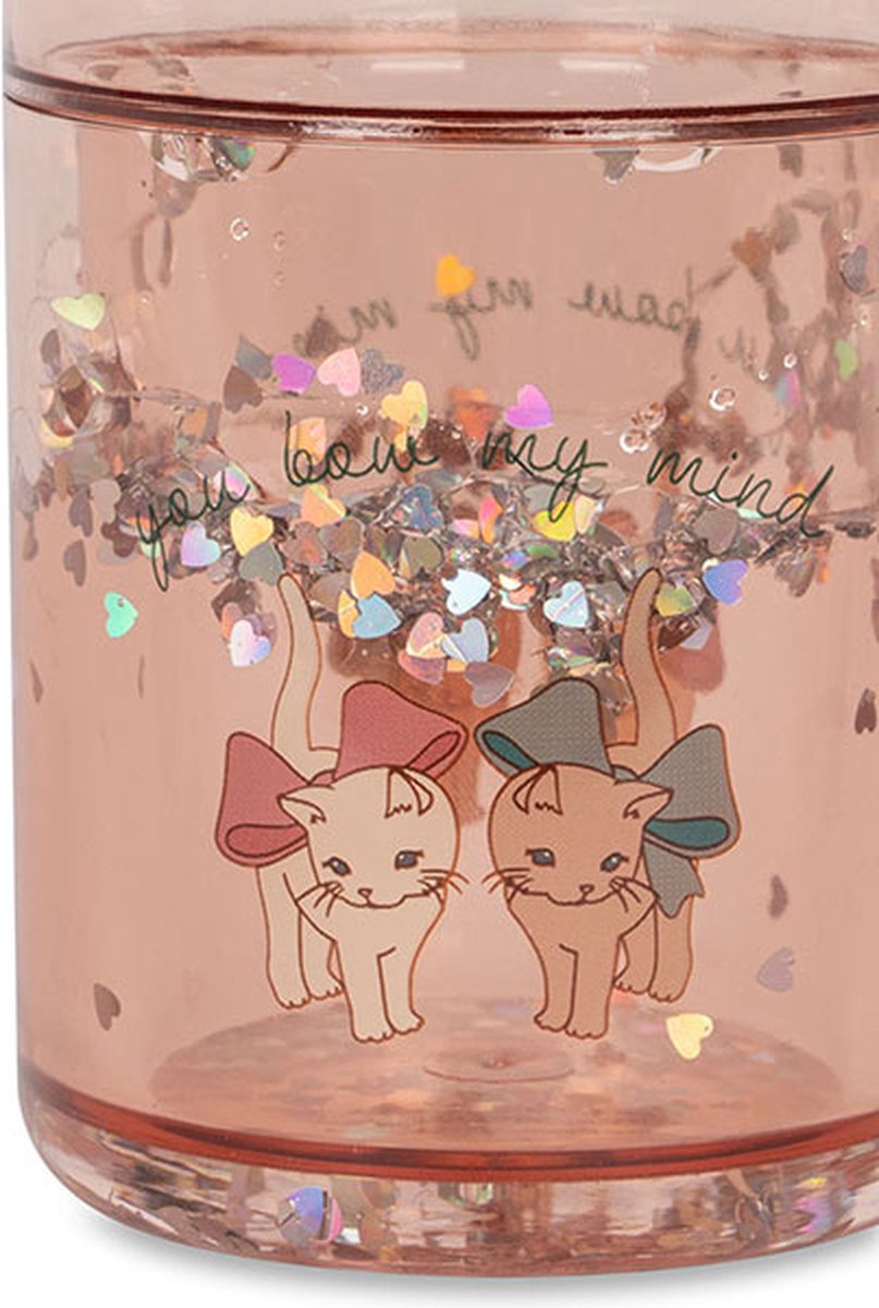 Konges Slojd glitter bekers Bow Kitty 2-pack | bol.com