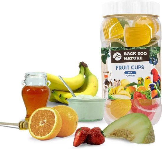Fruitkuipjes mix 24 stuks in pot - Versnaperingen - Overig ...