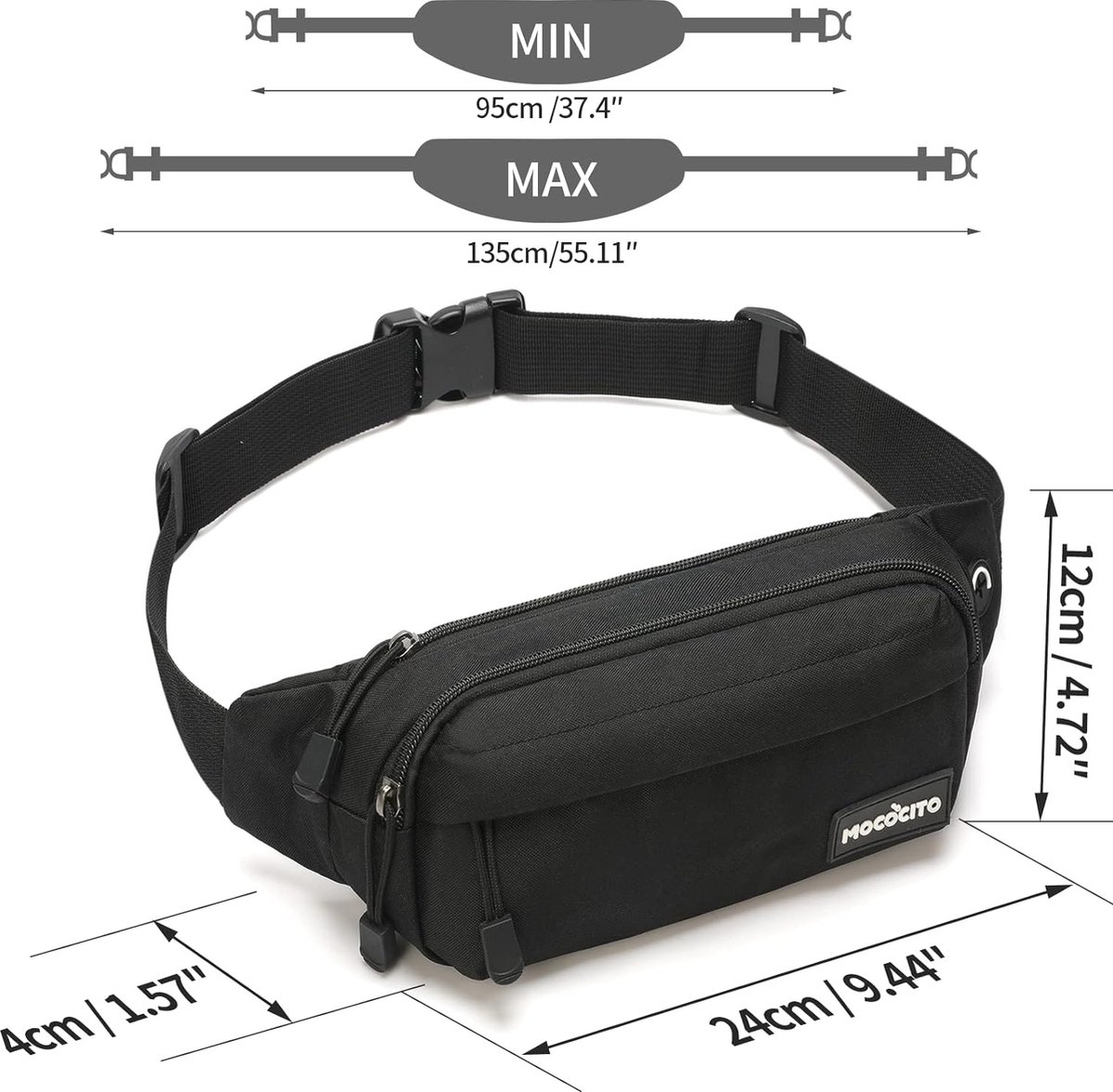 Heuptassen Heuptasje voor Dames en Heren Outdoor Grote Mobiele ...