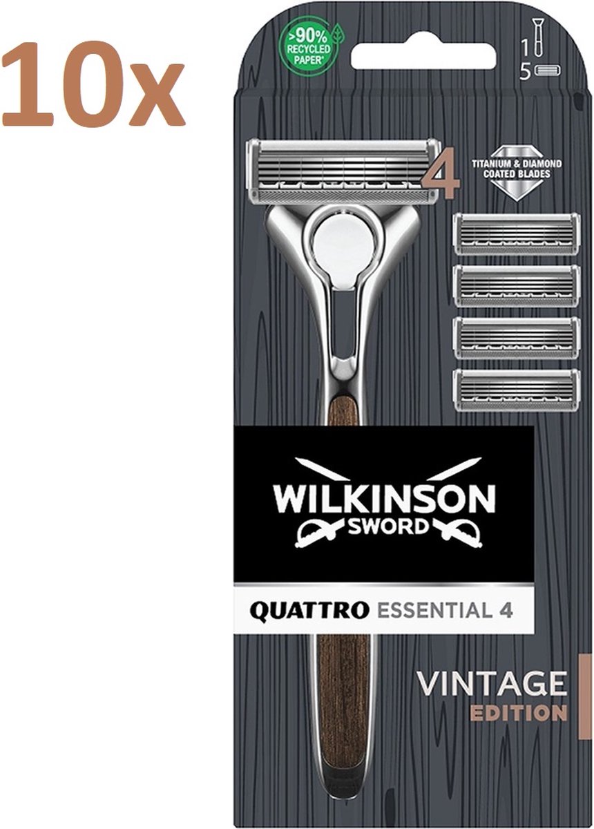 Wilkinson Sword - Quattro Titanium - Vintage Edition - 10x ...