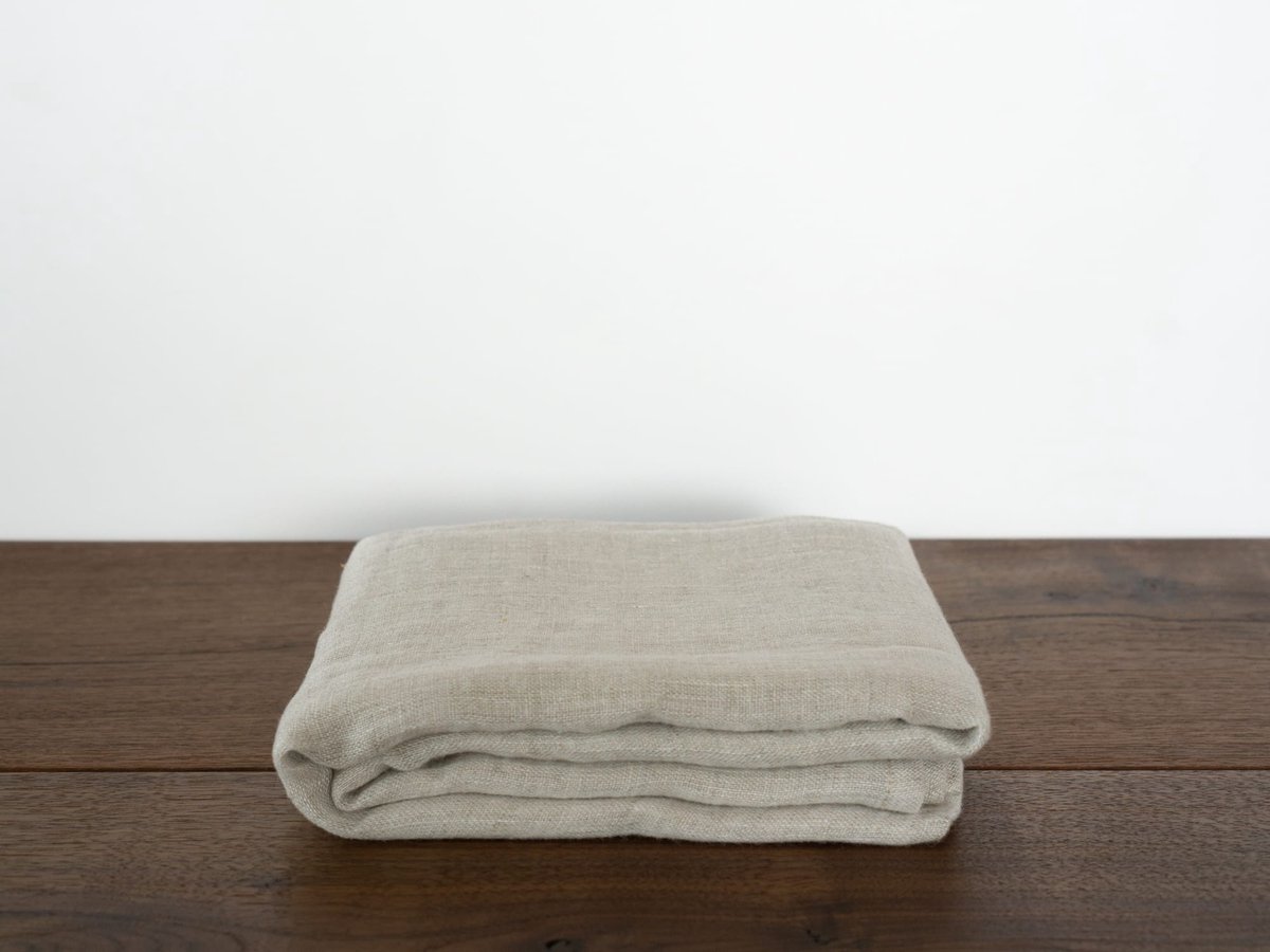 Linnen label - Duurzaam 100% Europees gewassen baby multidoek ...