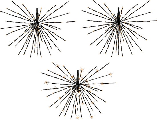 Lumineo Poolster - 3 Hangende LED sterren voor binnen en buiten - Goud ...