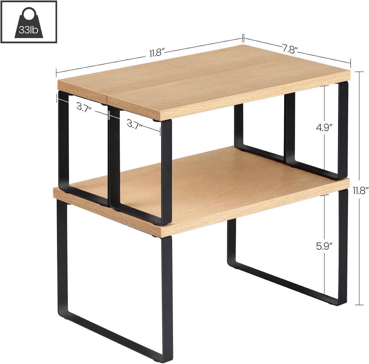 Planches de comptoir – Set de 3 Rangement pour sièges-auto d'étagères d ...
