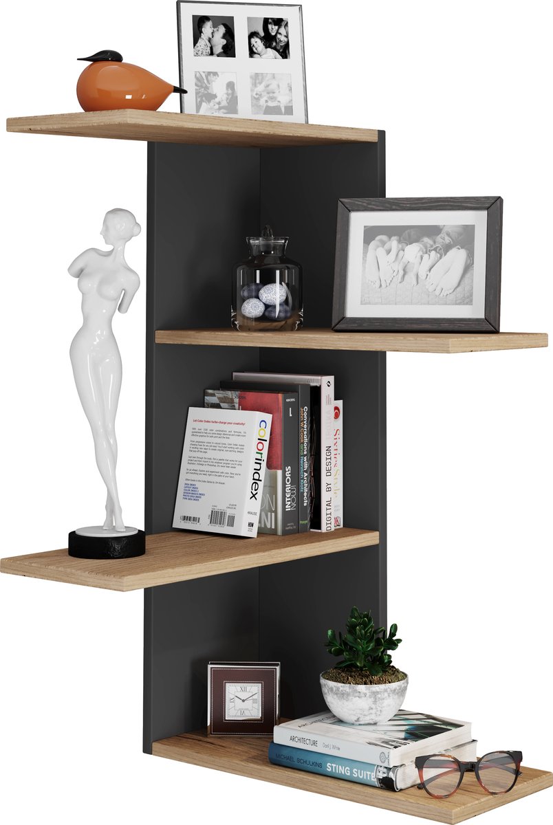 VCM Houten Muurplank Hangende Plank Hoekplank Muurplank Balos Houten ...