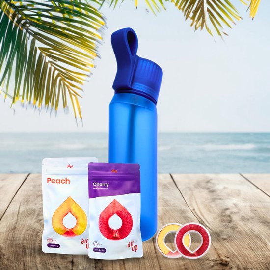 Air Up Drinkfles donkerblauw starterskit - 650 ml Bottle - Inclusief 2 ...