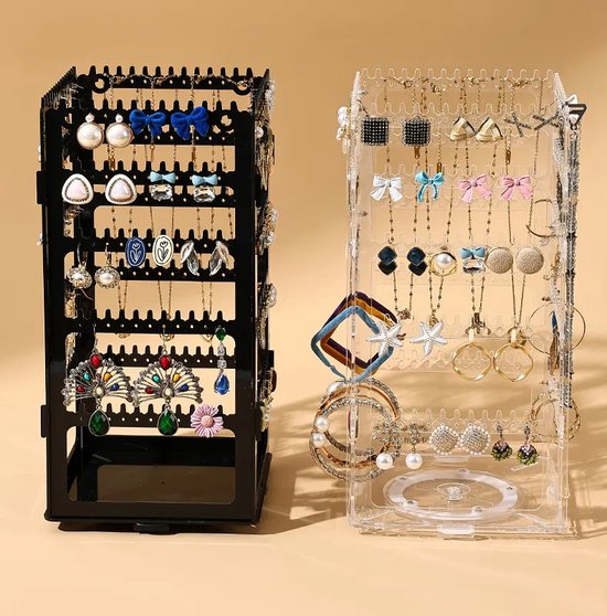 Sieraden Rek / Oorbellen Display - Transparant | 30 x 15 x 15 cm ...