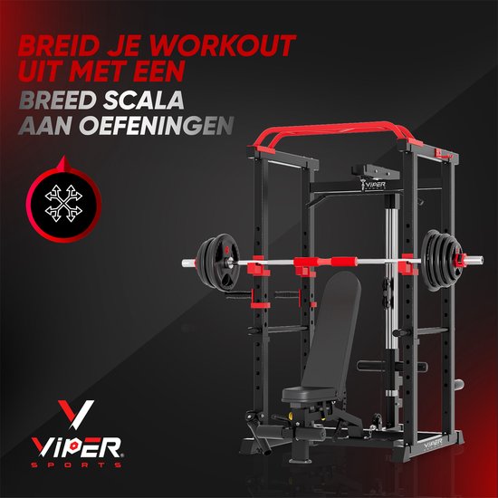 Viper Sports Extreme Krachtstation – Multifunctioneel trainingsrek ...