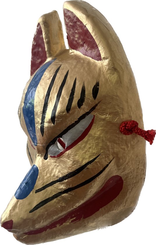 Japans vossen masker (kitsune) van washi papier - origineel | bol