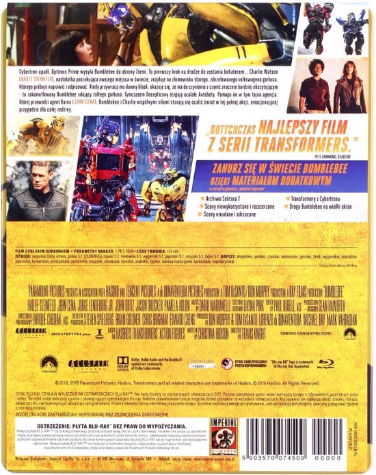 Bumblebee [Blu-Ray] (Blu-ray), John Cena | Dvd's | bol