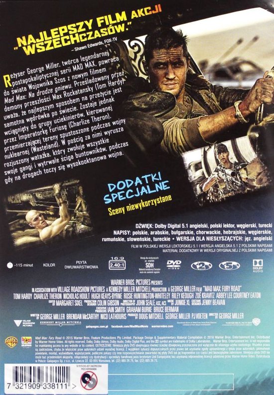 Mad Max: Fury Road [DVD] (Dvd), Tom Hardy | Dvd's | bol