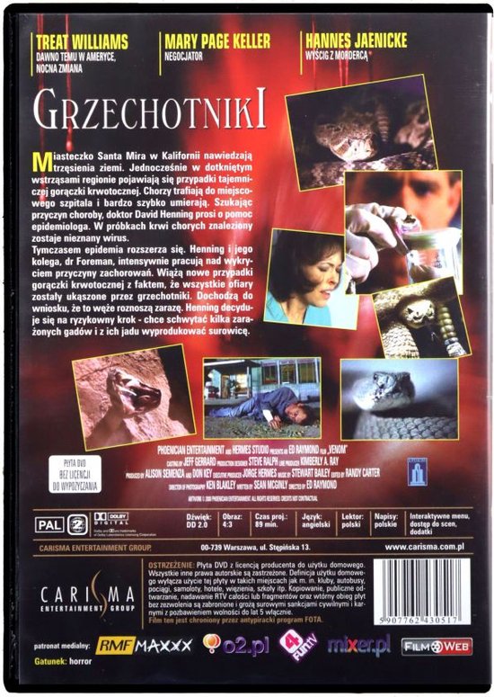 Venomous [DVD] (Dvd), Mary Page Keller | Dvd's | bol