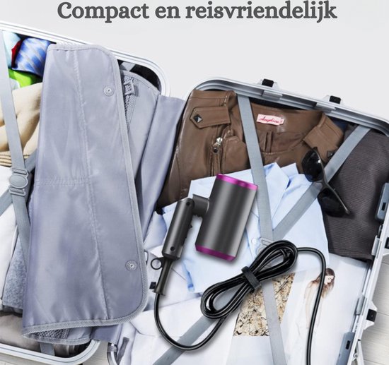 Professionele Föhn voor Thuis en Onderweg - Lichtgewicht, Laag Geluidsniveau, 3... | bol