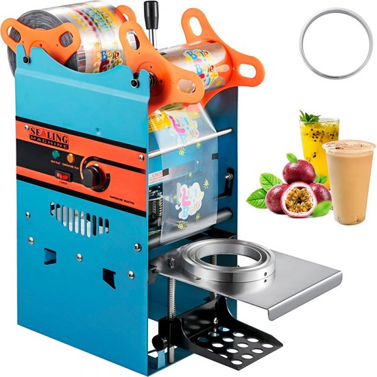 Commerciële Handmatige Cup Sealing Machine, Koolstofstaal en ABS ...