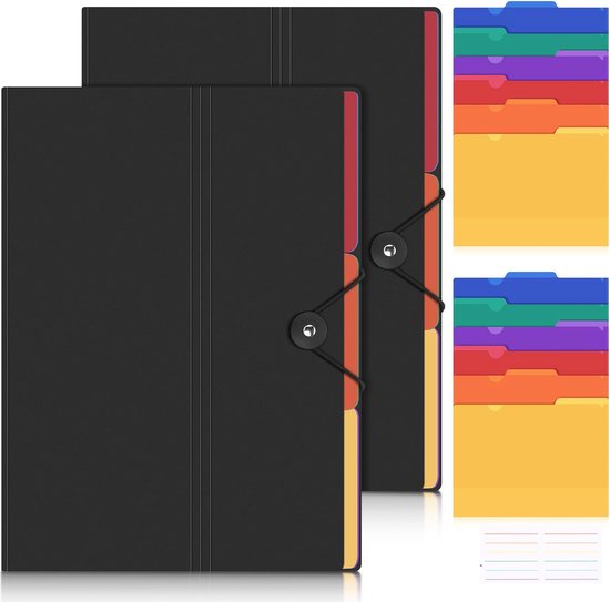 A4 File Organizer met Flush File Covers - Transparante Mappen en ...