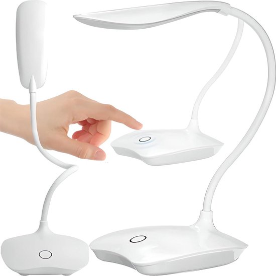 Desk Lamp with Touch Dimmable - 3 Brightness Levels - Flexible ...