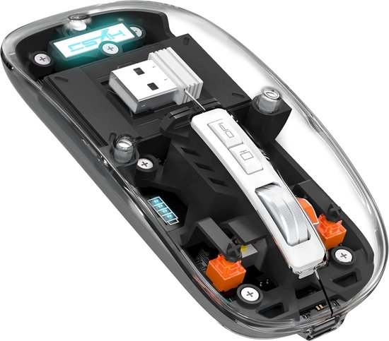 Draadloze Muis voor Laptop en Computer Zwart - Bluetooth - Ergonomisch ...