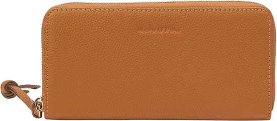 Marc O'Polo Portemonnee Finja Zip Wallet True Camel Lichtbruin | bol