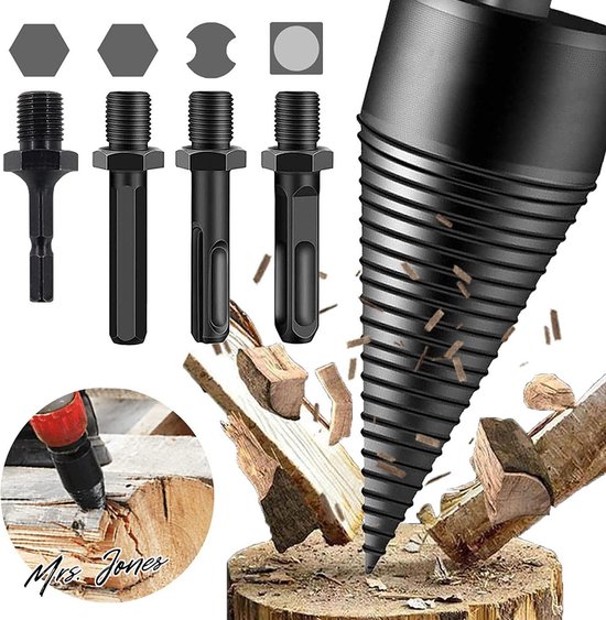 Mrs. Jones 5 stks Hout Splitter Boor 32 42 mm Heavy Duty Hout Splitter ...